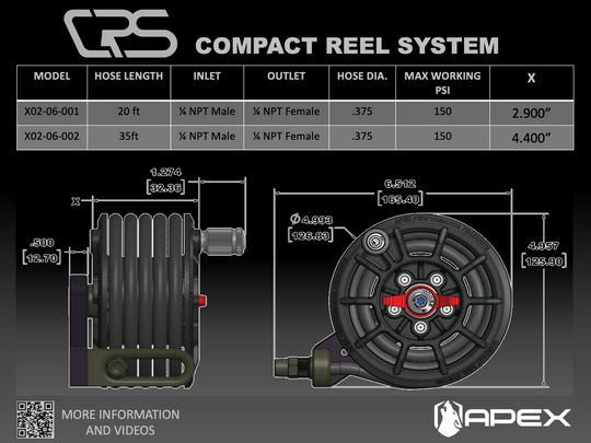 COMPACT REEL SYSTEM (CRS) – Apex Performance Products